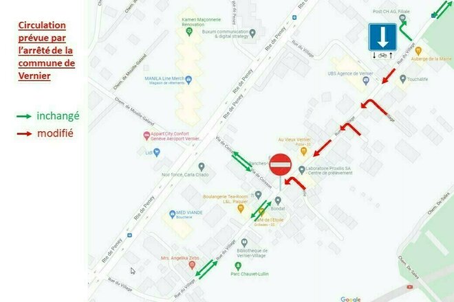 NON à la mise en sens unique de la rue du Village - Online-Petition